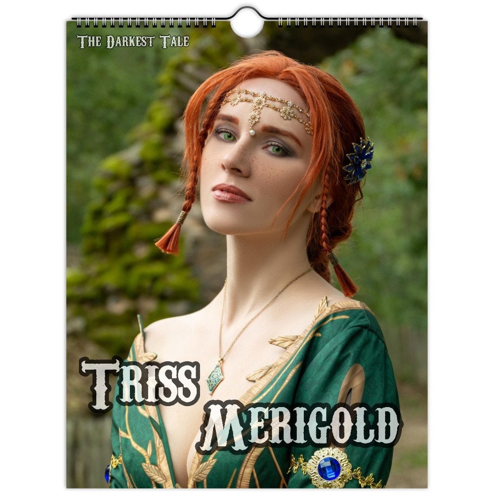 Triss Merigold Calendar 2024 witcher 3 Cosplay Alternative - Etsy