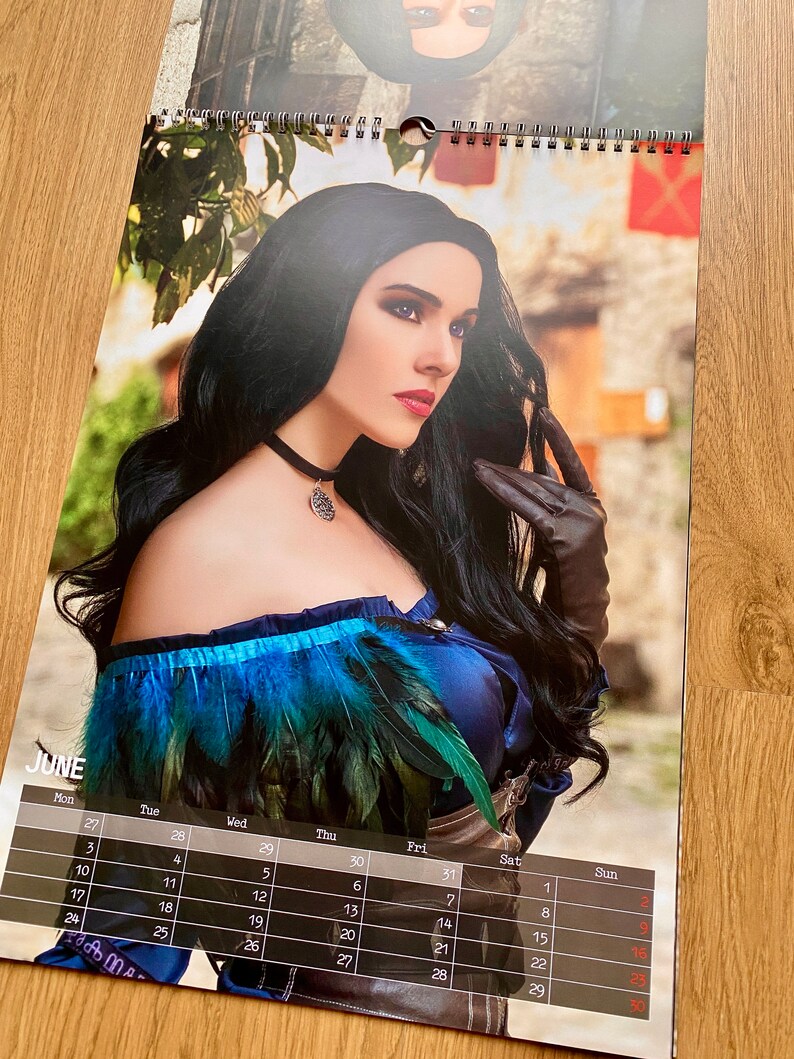 Yennefer Calendar 2024 witcher 3 Cosplay Only USA & CA - Etsy Australia