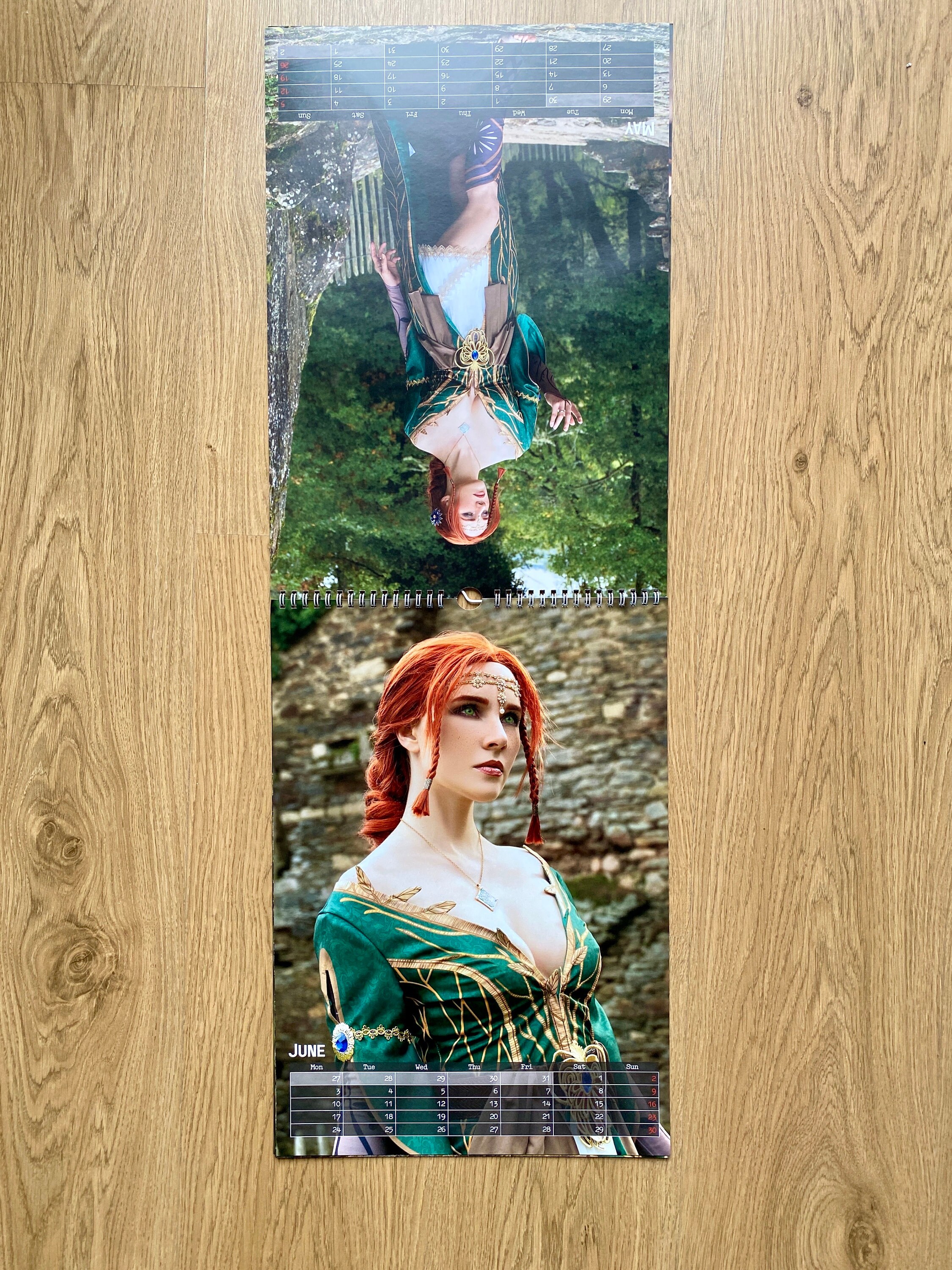 Triss Merigold Calendar 2024 witcher 3 Cosplay Only USA & - Etsy Australia