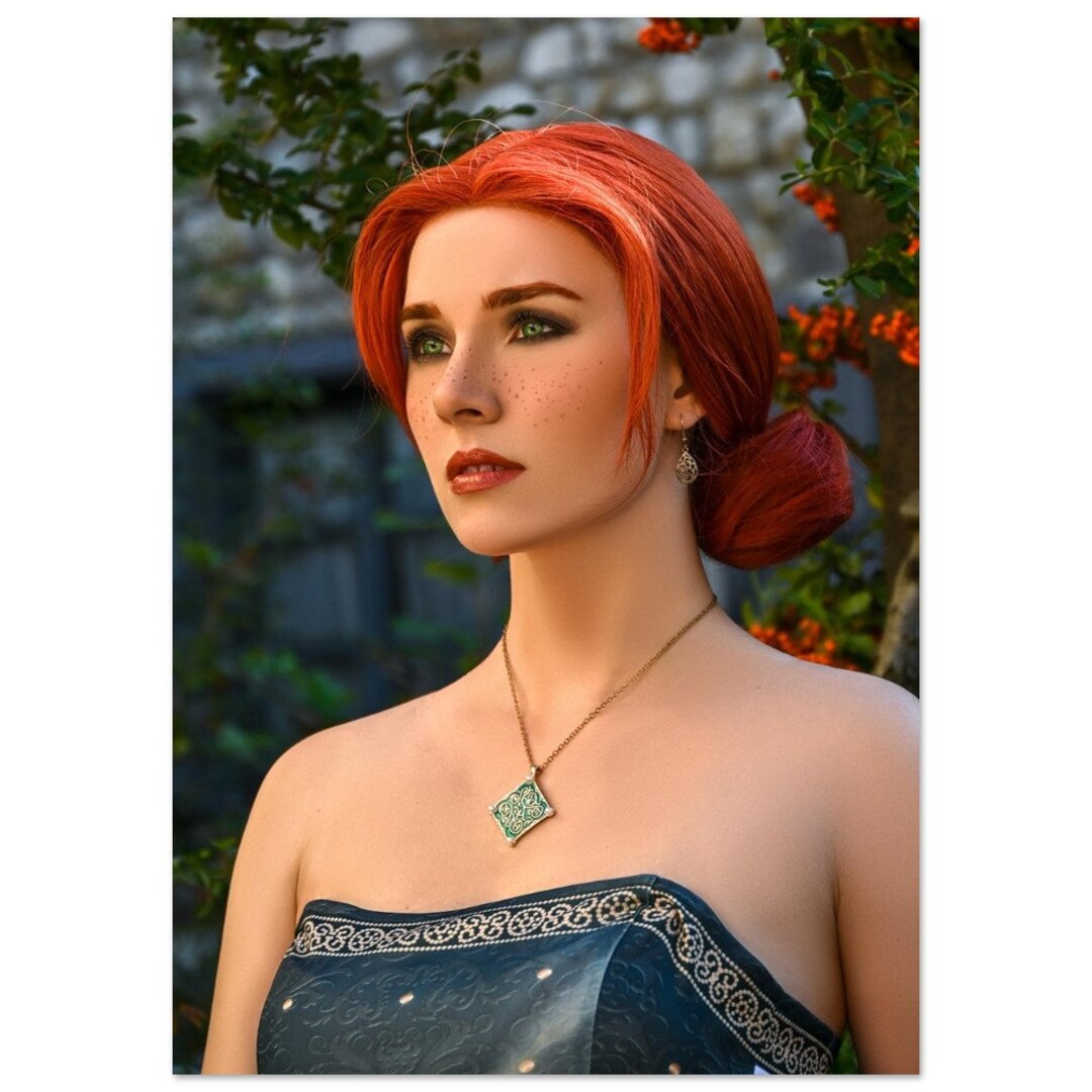 Triss Merigold Cosplay Poster Witcher 3 - Etsy