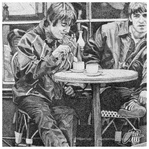 Oasis Pen Drawing Fine Art Print (unframed) - Etsy