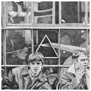 Oasis Pen Drawing Fine Art Print (unframed) - Etsy