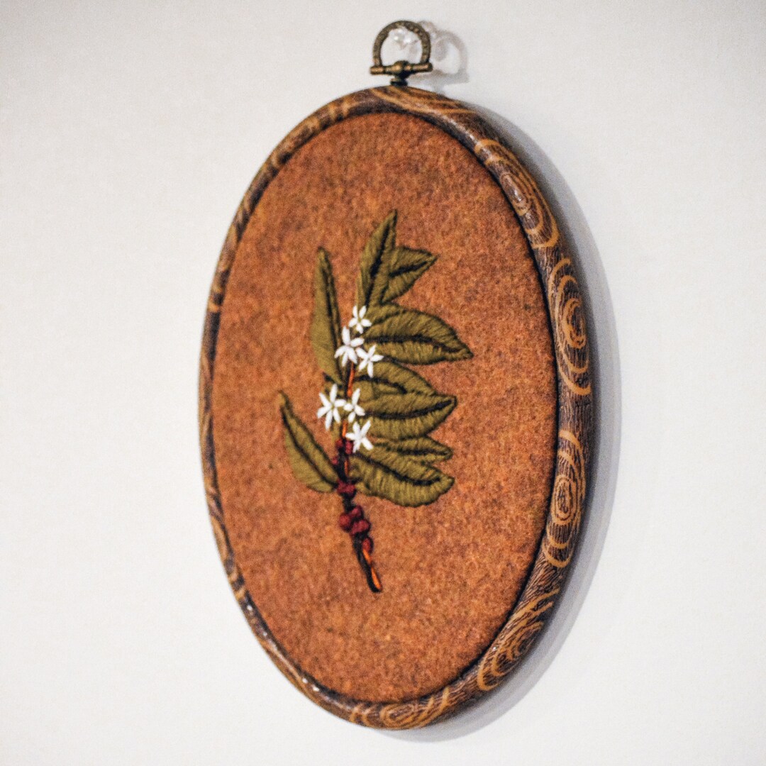 Coffee Plant Embroidery Pattern - Etsy