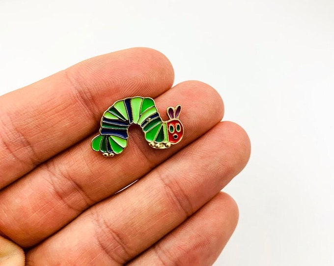 Very Hungry Caterpillar Enamel Pin / Back to School - Etsy