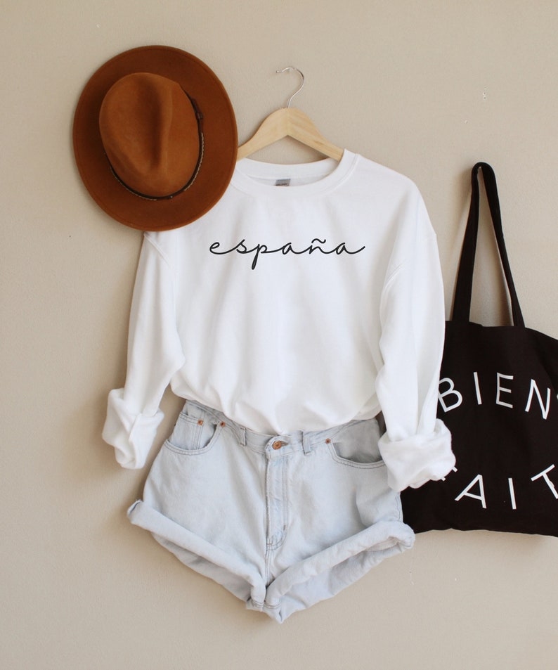 Espana Sweatshirt, Spain Crewneck Sweatshirt, Spanish Shirt, Espana ...