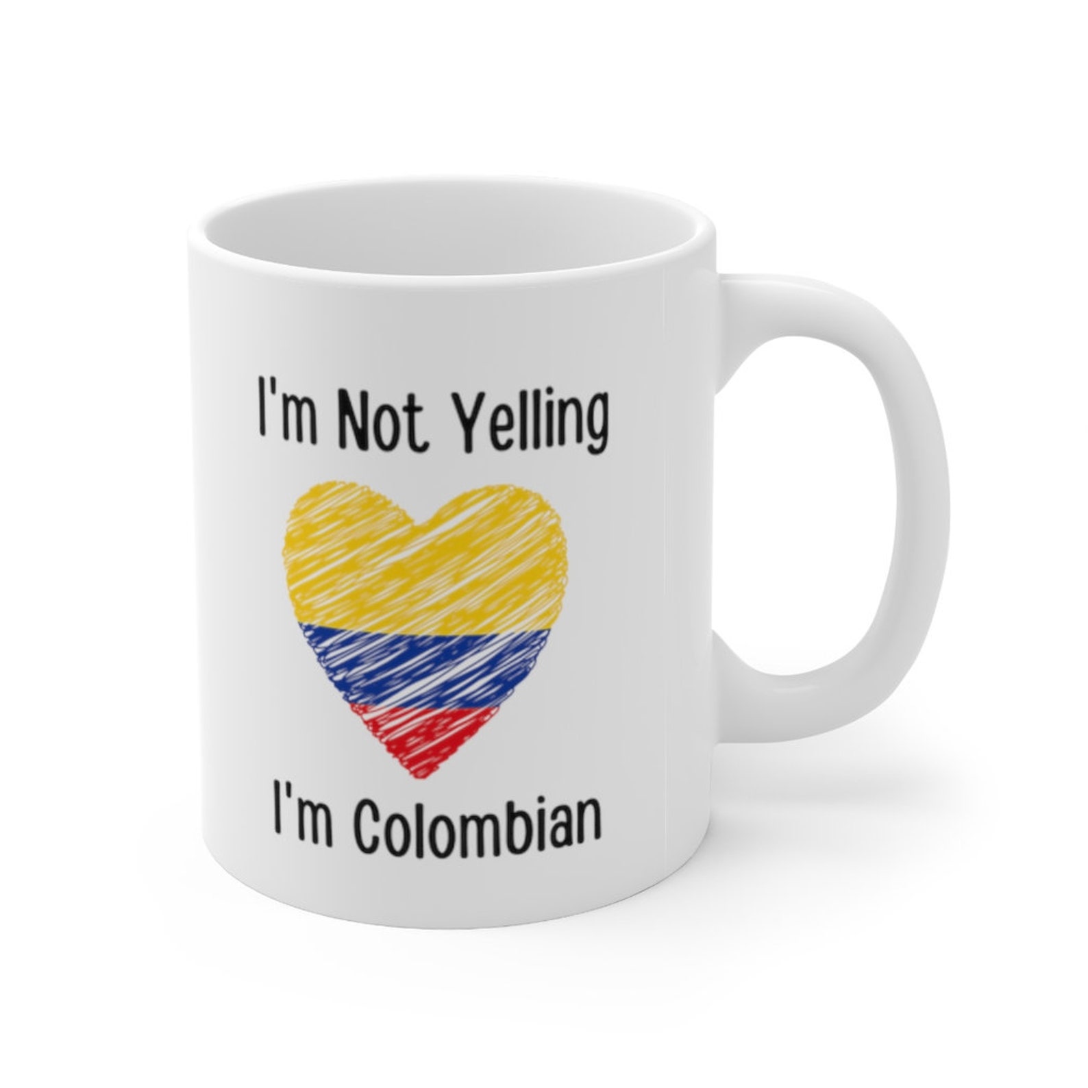 Colombia Mug, Colombia Coffee Mug, Colombia Gift, Colombian Coworker ...