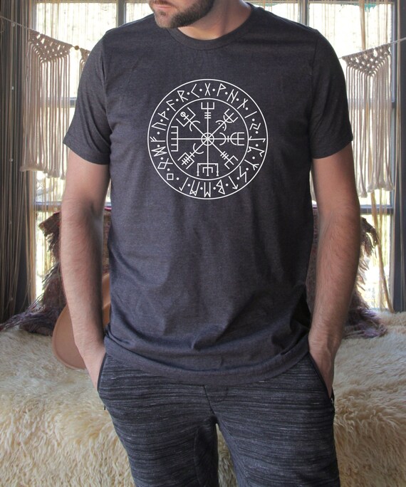 Vegvisir Viking Compass Shirt Norse Mythology Icelandic - Etsy