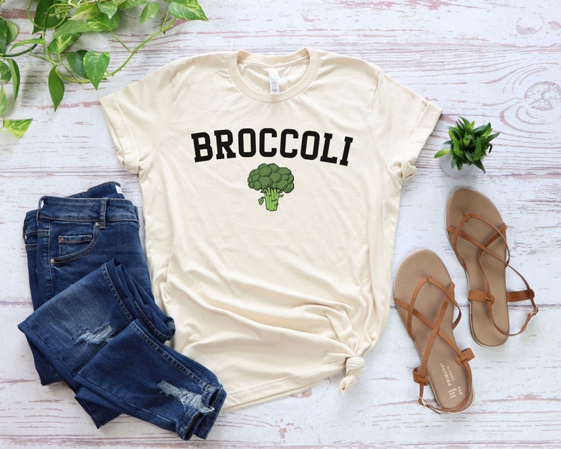Broccoli Shirt Broccoli Lover Gift Vegetable Vegan Apparel Cute ...