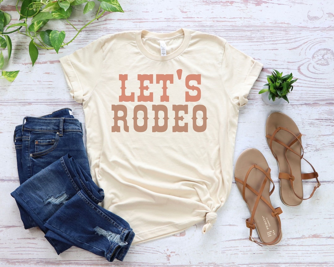 Let's Rodeo Shirt, Western Shirt, Wild West Tshirt, Cowboy Shirt ...
