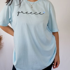 Greece Shirt Hellas Shirt Greece Travel Shirt Greek Shirt for Women ...