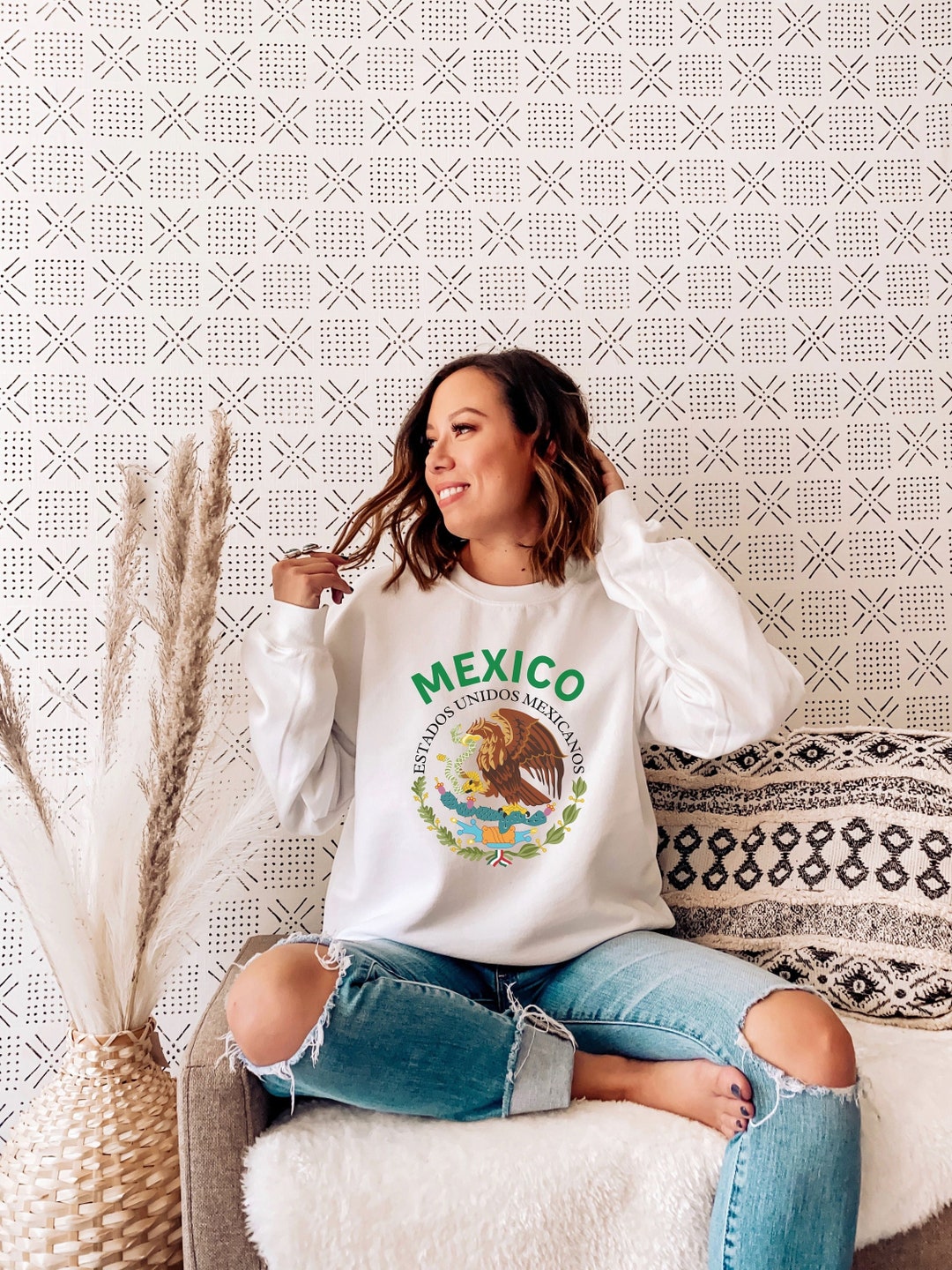 Mexico Crewneck Sweatshirt, Gift for Mexican, Vintage Mexico Shirt ...
