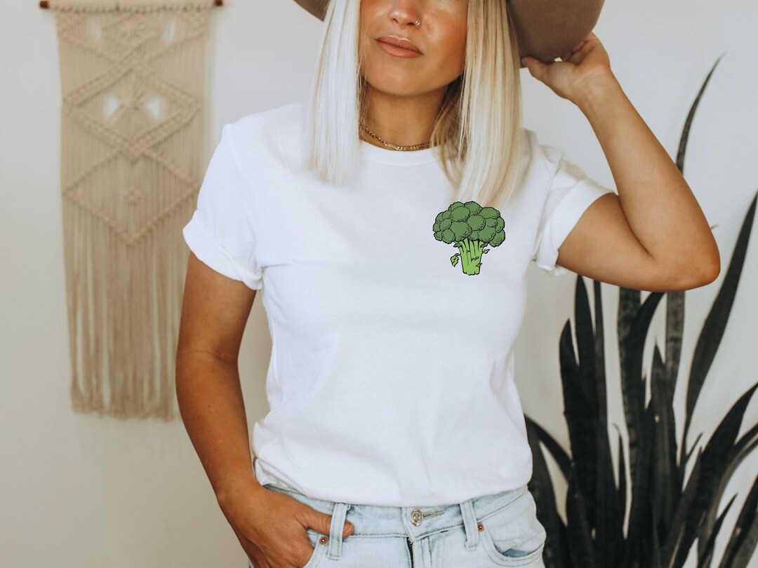 Broccoli Shirt, Cute Broccoli T-shirt, Broccoli Lover, Broccoholic ...