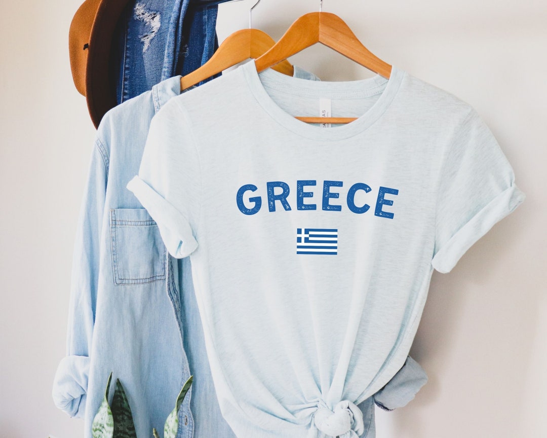Greece Shirt, Greek American Gift, Greece Souvenir, Greece Summer ...