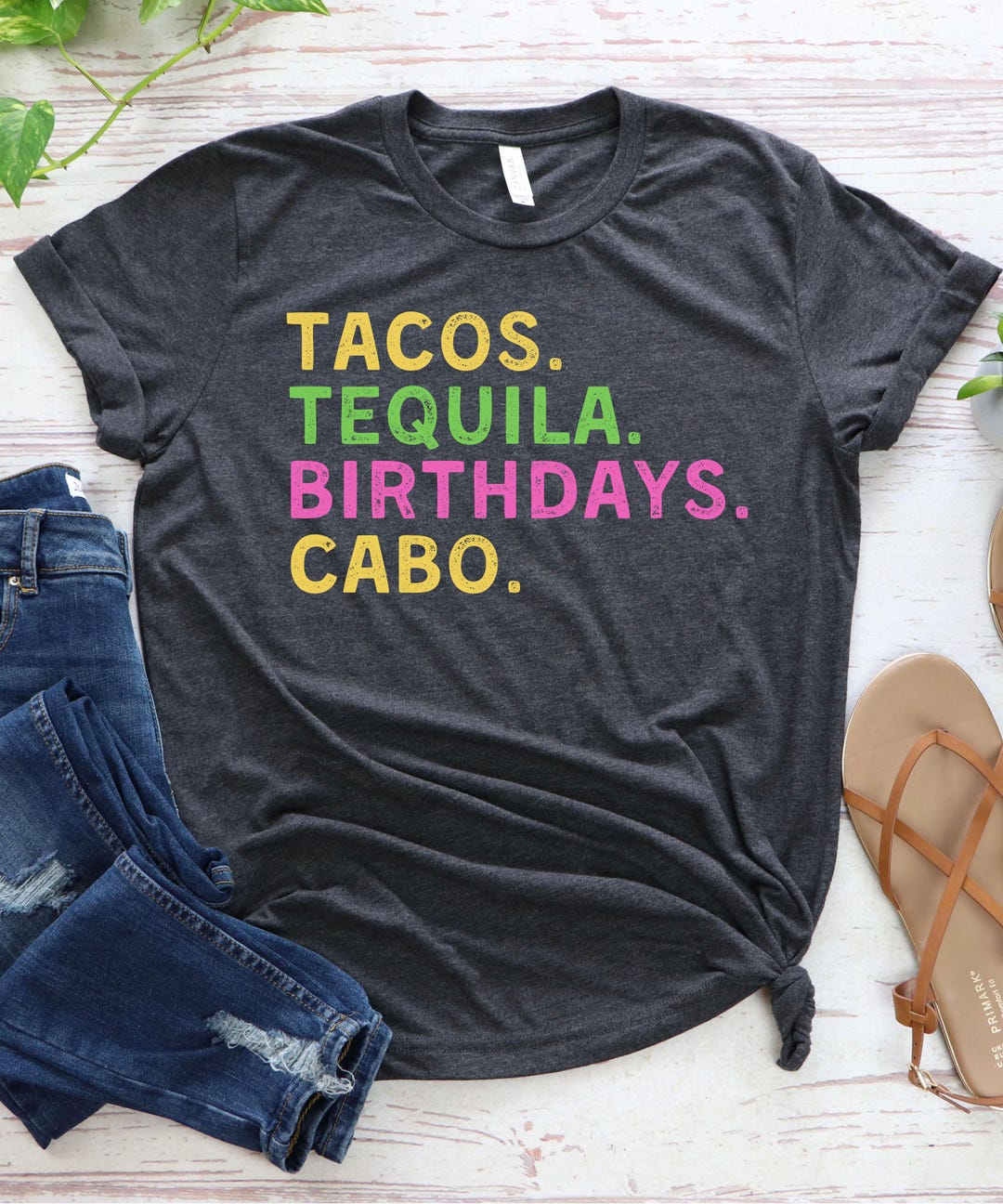 Tacos Tequila Birthdays Cabo T-shirt, Cabo Birthday Shirt, Cabo San ...
