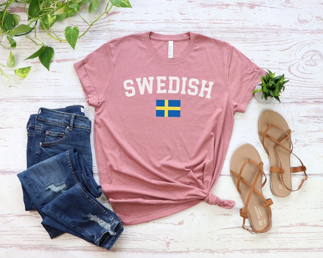 Proud Swedish Shirt, Sweden Shirt, Sverige Gift, Stockholm Trip ...