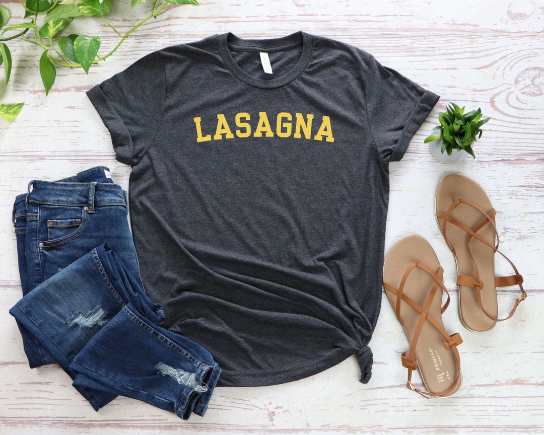 Lasagna Shirt, Pasta Lover Tshirt, Lasagna Lover Gift, Italian Food T ...