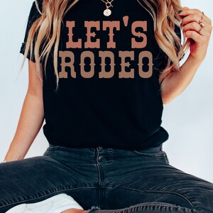 Let's Rodeo Shirt, Western Shirt, Wild West Tshirt, Cowboy Shirt ...