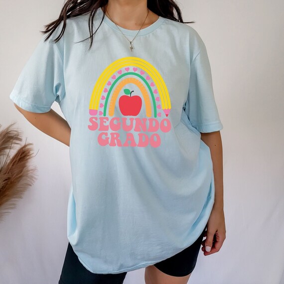 Segundo Grado Shirt 2nd Grade Teacher Tee Bilingual Tshirt - Etsy
