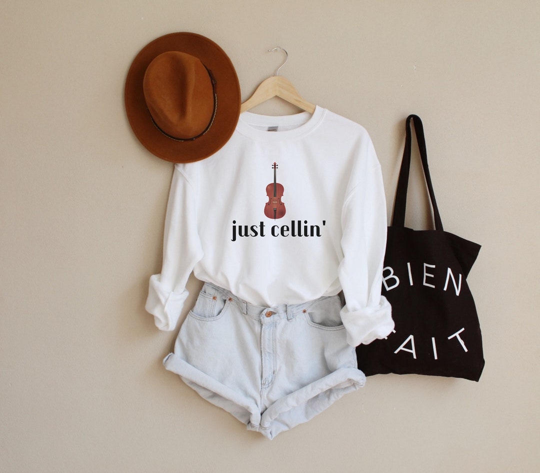 Cello Crewneck Sweatshirt - Cello Lover Cello Gift Cellist Shirt ...