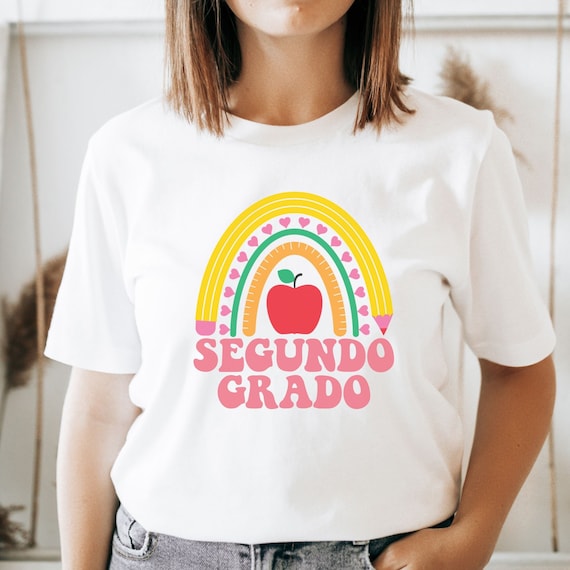 Segundo Grado Shirt 2nd Grade Teacher Tee Bilingual Tshirt - Etsy