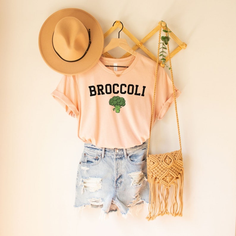 Broccoli Shirt Broccoli Lover Gift Vegetable Vegan Apparel Cute ...