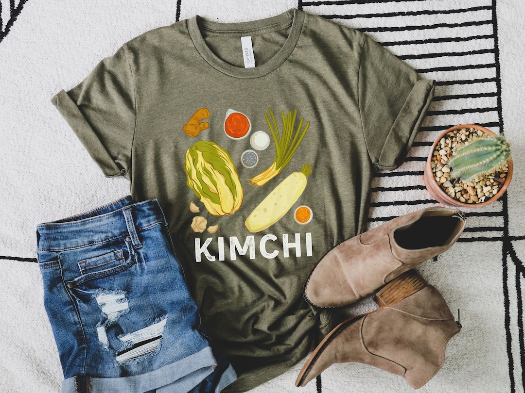 Kimchi Shirt, Korean Shirt, Funny Korean Food Shirt, Korean Food Lover ...
