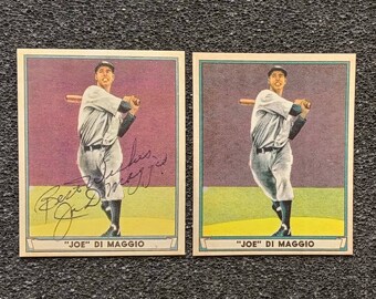 Joe Dimaggio Rookie Card - Etsy