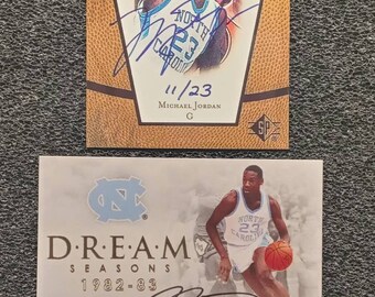 Autograph Michael Jordan - Etsy