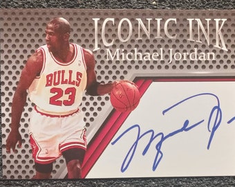 Michael Jordan Iconic Ink - Etsy
