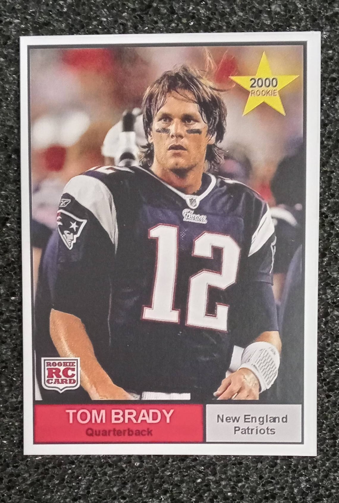 2000 Tom Brady Star Draft Rookie Custom Card. Limited | Etsy