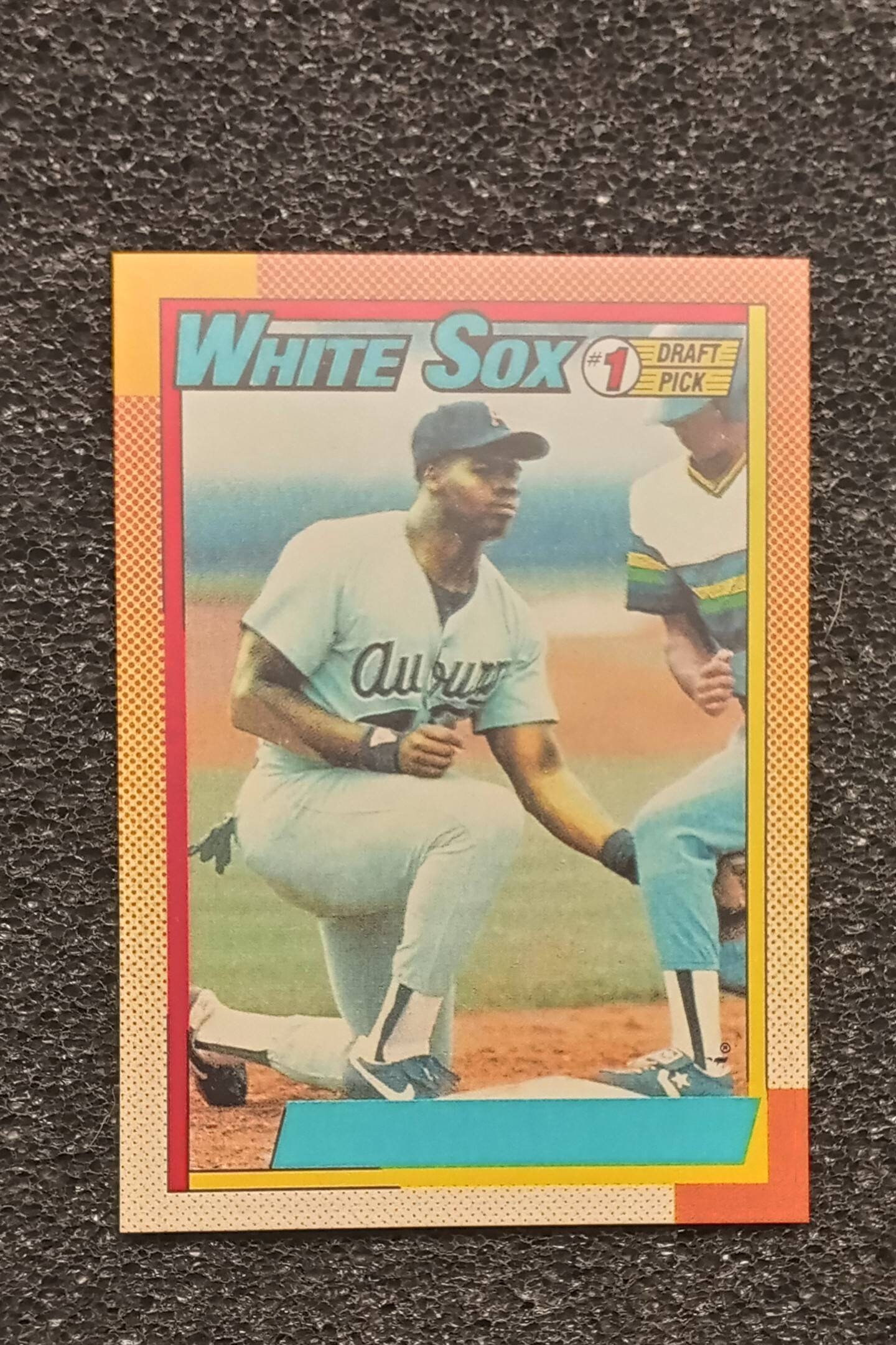 1990 Frank Thomas Topps No Name Error Rookie Card. Reprint - Etsy