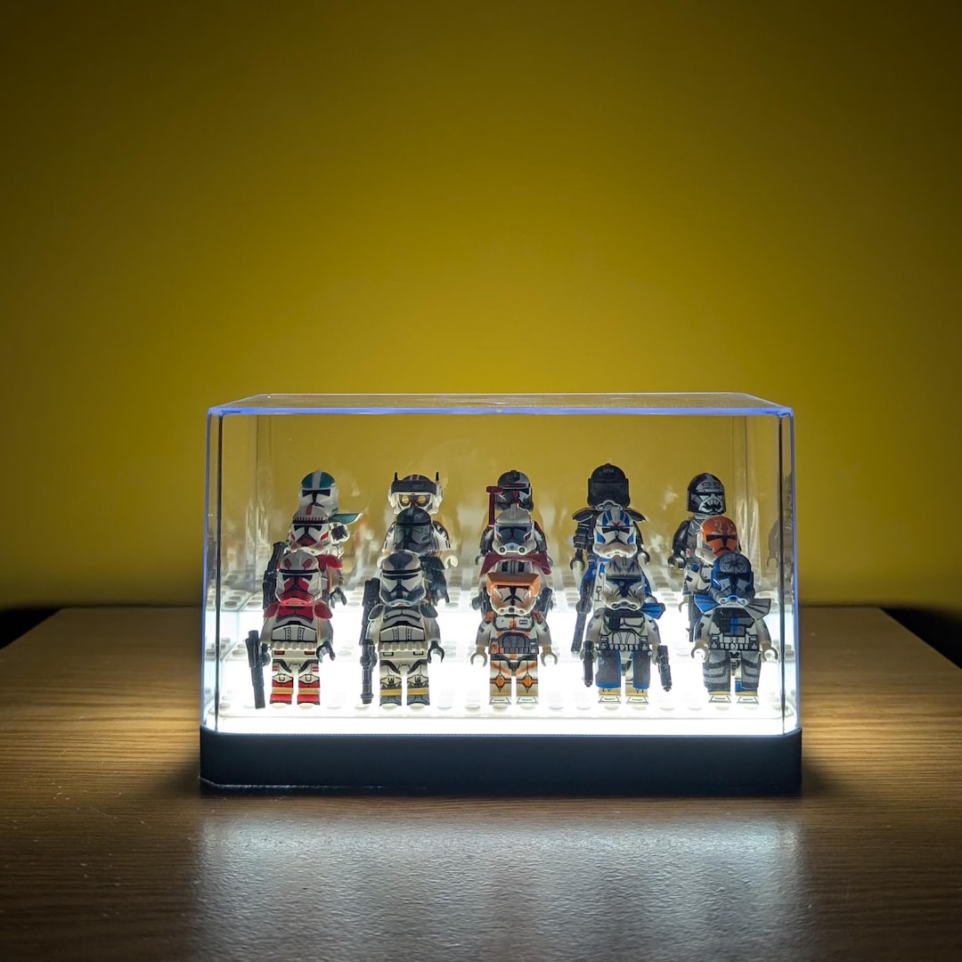 LED Minifigure Display - Custom Design Fits Lego and off Brand ...