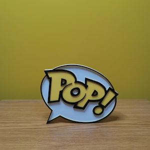 Funko Pop Bubble Sign - Personalised - Customisable - Etsy