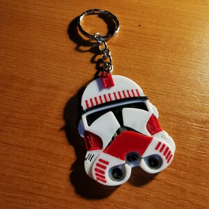Clone Helmet Keyring/keychain - 2D Style - Etsy