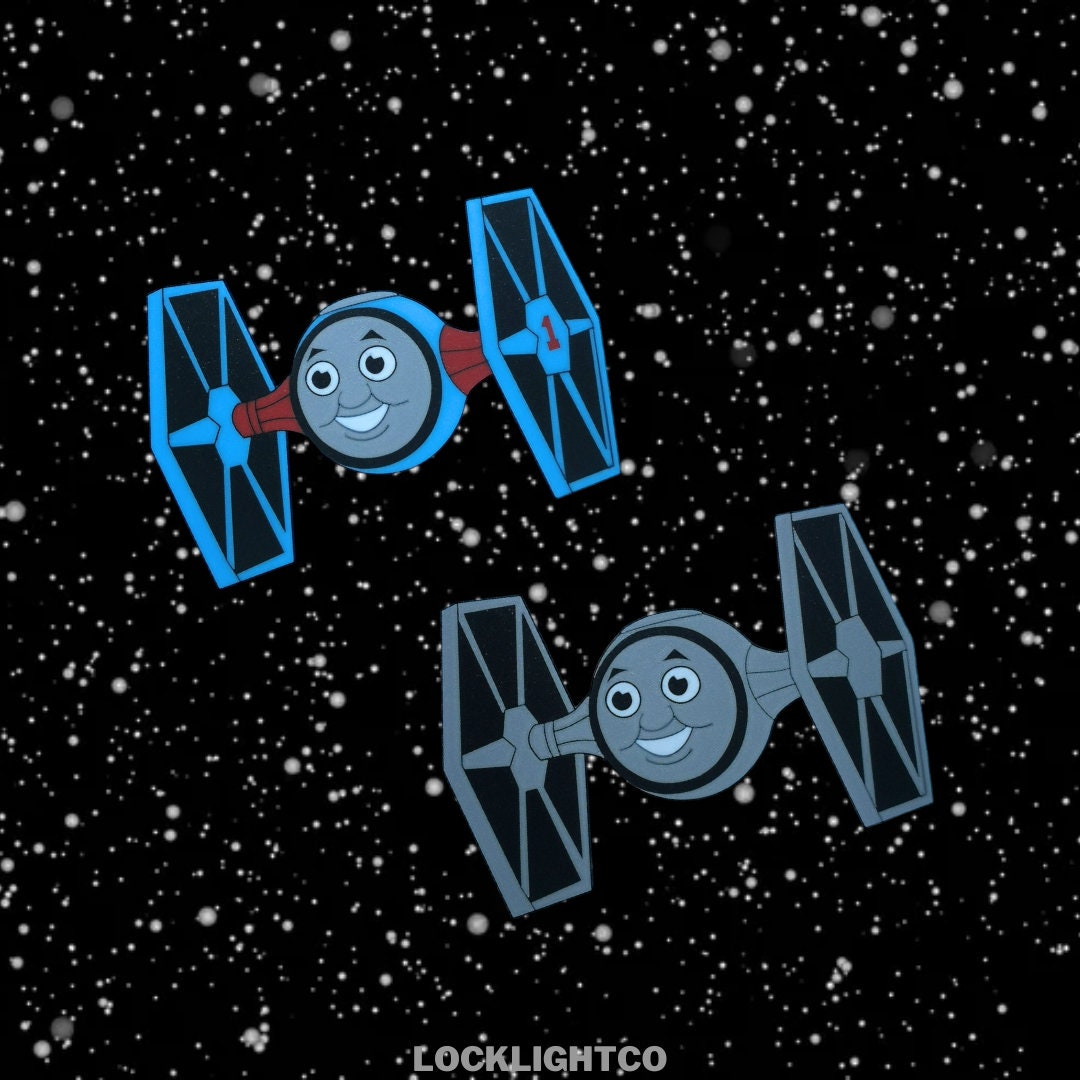 Thomas the Tie Fighter Wall Plaque Sign - Star Wars - Funny - Gift - Etsy