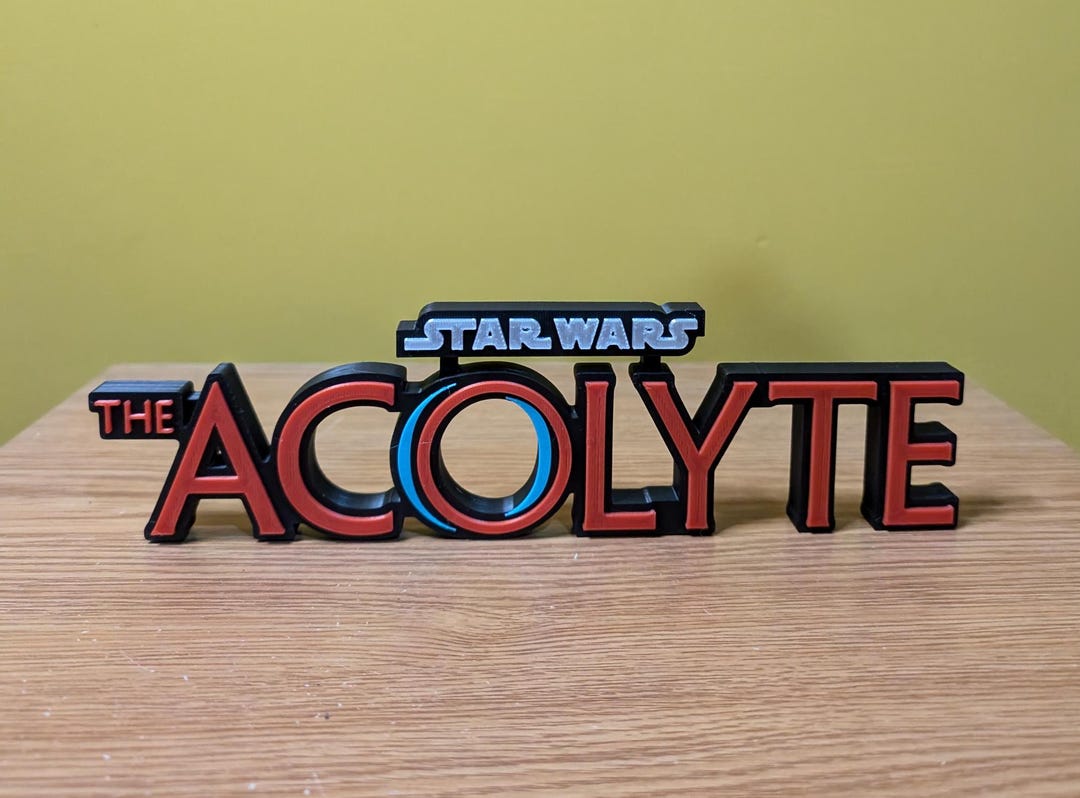 The Acolyte Logo Sign - 3D Printed - Etsy UK