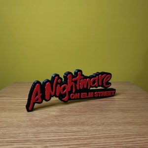 A Nightmare on Elm Street Logo Sign V1 - Etsy