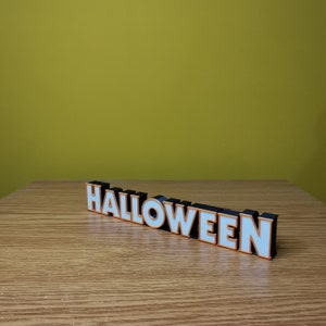 Halloween Movie Logo Sign - Horror - Michael Myers - Etsy