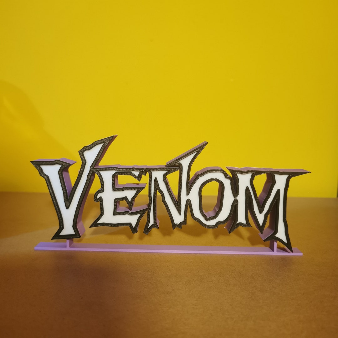 Venom Sign - Marvel - Comic - 3D Printed- Collectible - Etsy