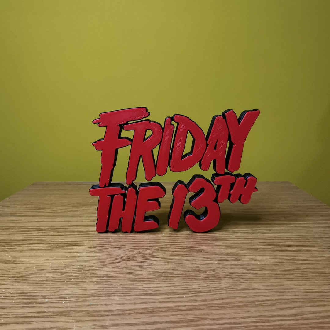 Friday the 13th Movie Logo Sign V1 - Etsy