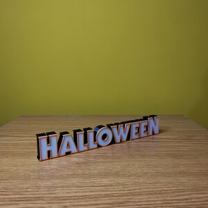 Halloween Movie Logo Sign - Horror - Michael Myers - Etsy