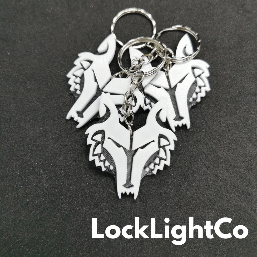 Wolfpack Logo Sign Keyring/keychain Personalised Gift Collectible Great ...