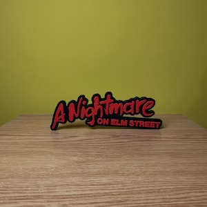 A Nightmare on Elm Street Logo Sign V1 - Etsy