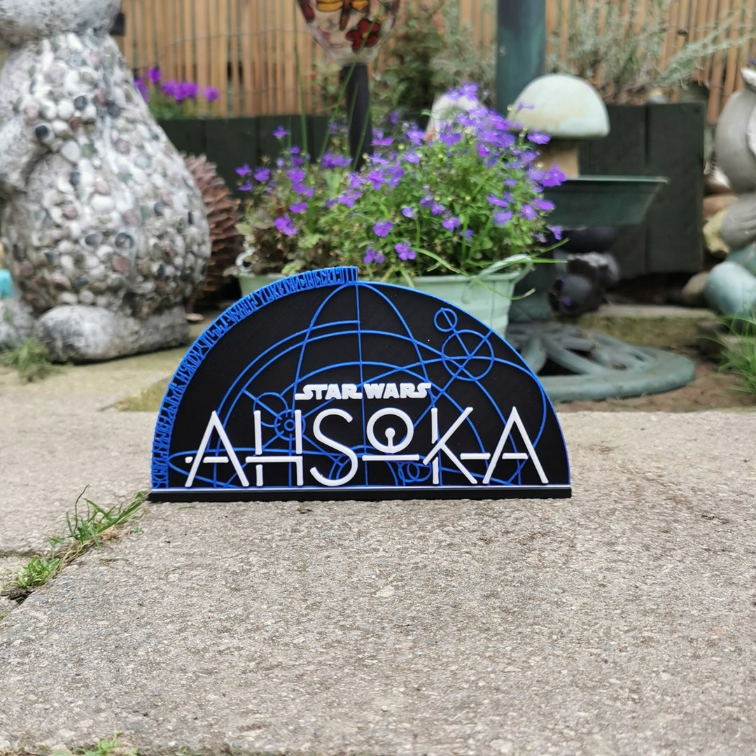 Ahsoka Series Logo Art Sign - 3D Printed - Star Wars - Etsy