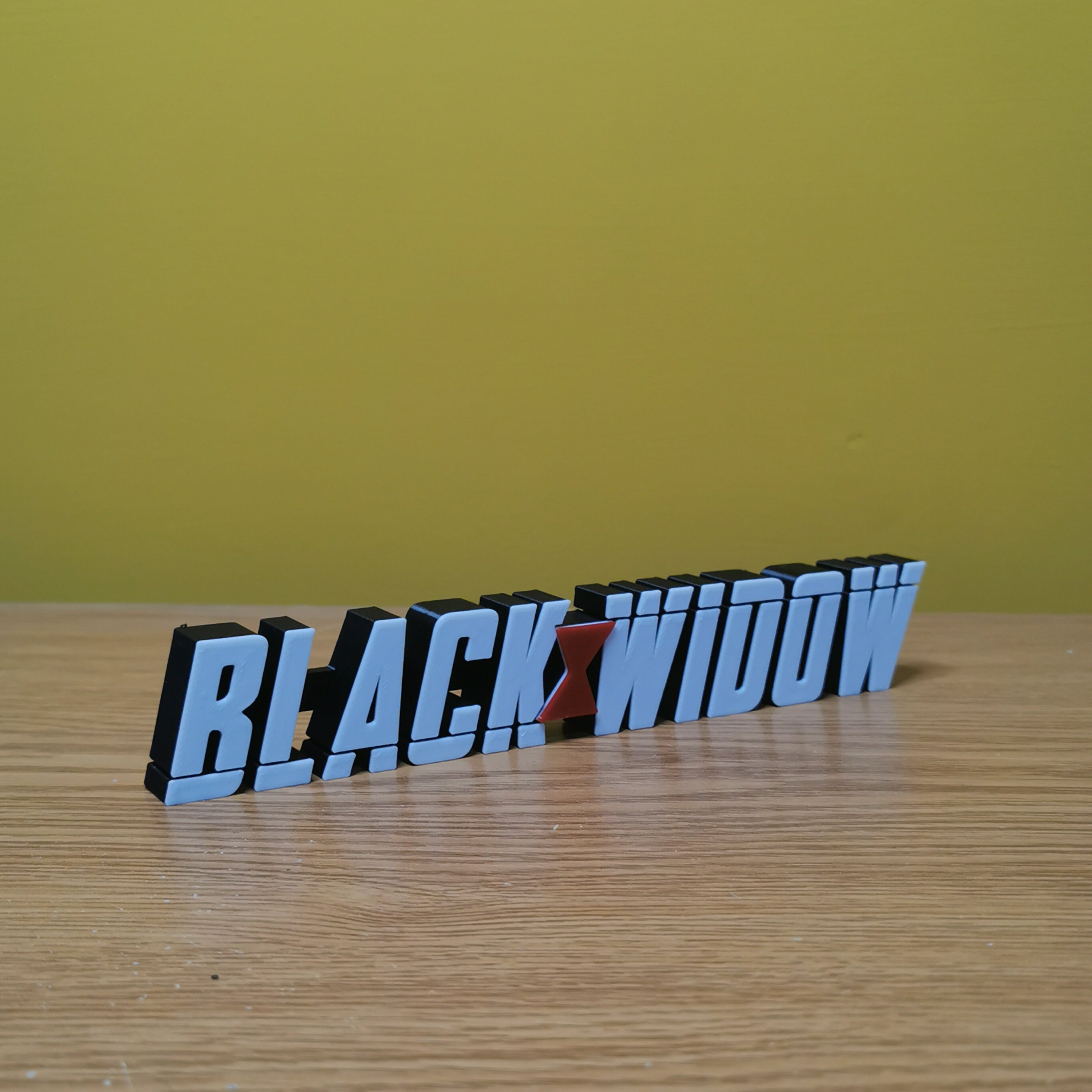 Black Widow Logo Sign - Marvel - Comic - 3D Printed- Collectible - Etsy UK
