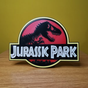 Jurassic Park Sign - Classic Movie - Dinosaur - Logo - Etsy UK