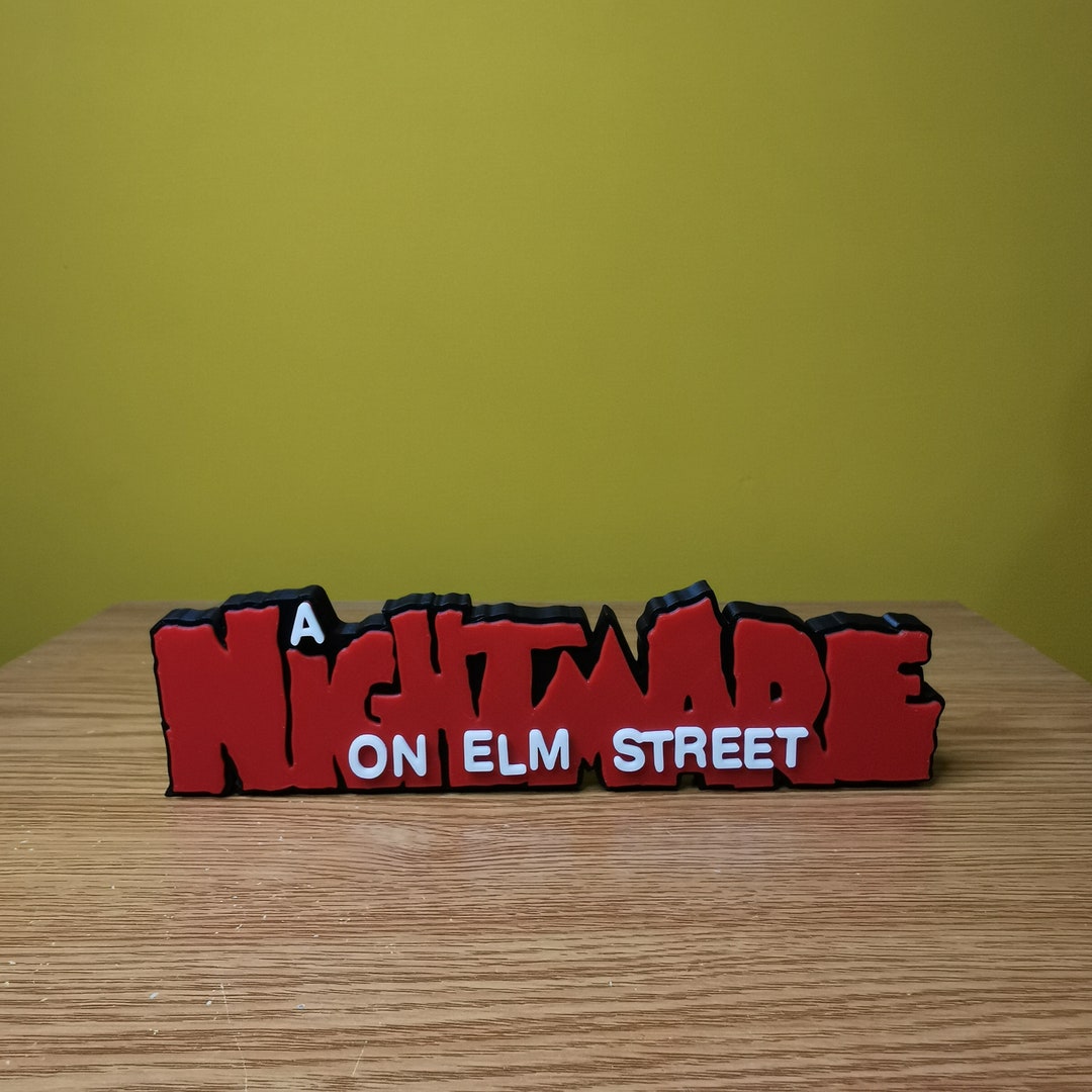 A Nightmare on Elm Street Logo Sign V2 - Etsy