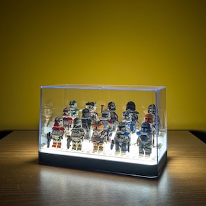 LED Minifigure Display - Custom Design Fits Lego and off Brand ...