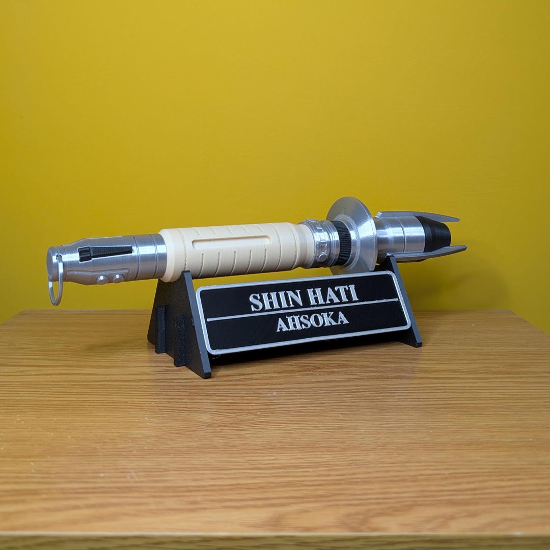Shin Hati Lightsaber 3D Printed in Colour Star Wars Ahsoka - Etsy