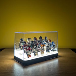 LED Minifigure Display - Custom Design Fits Lego and off Brand ...